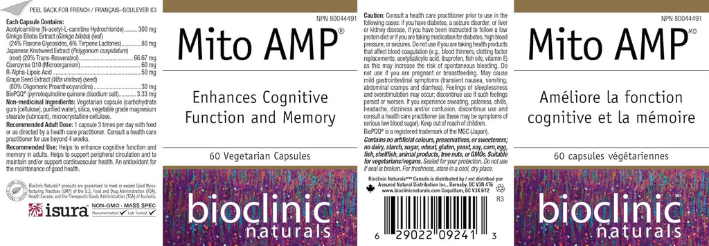 Mitolife AMP capsules for vitality