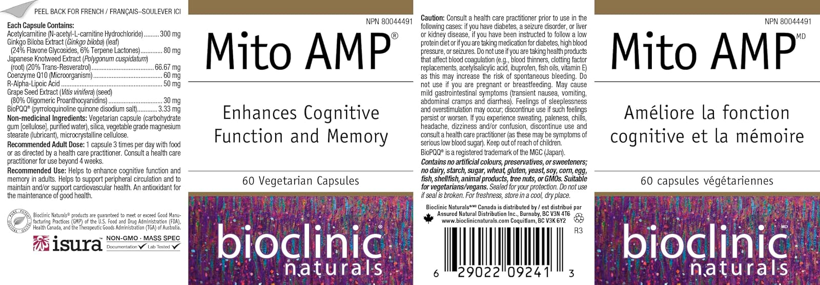 Mitolife AMP capsules for vitality