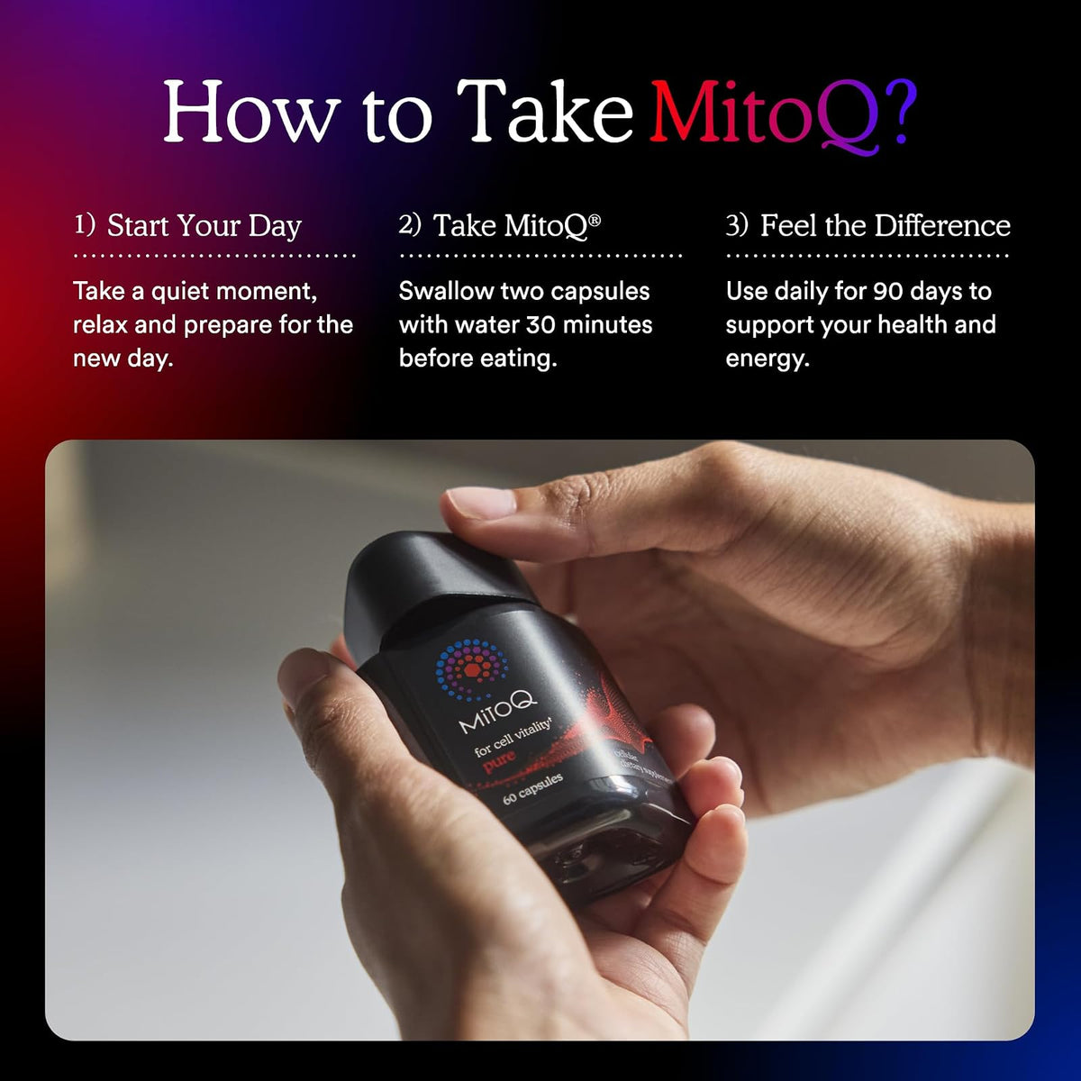 MitoQ supplement for optimal wellness