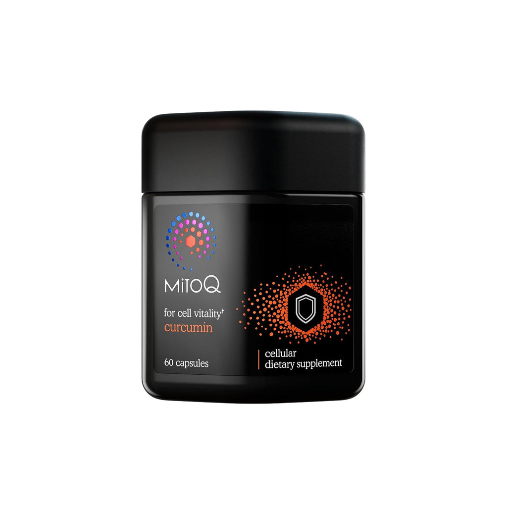 MitoQ turmeric curcumin supplement capsules