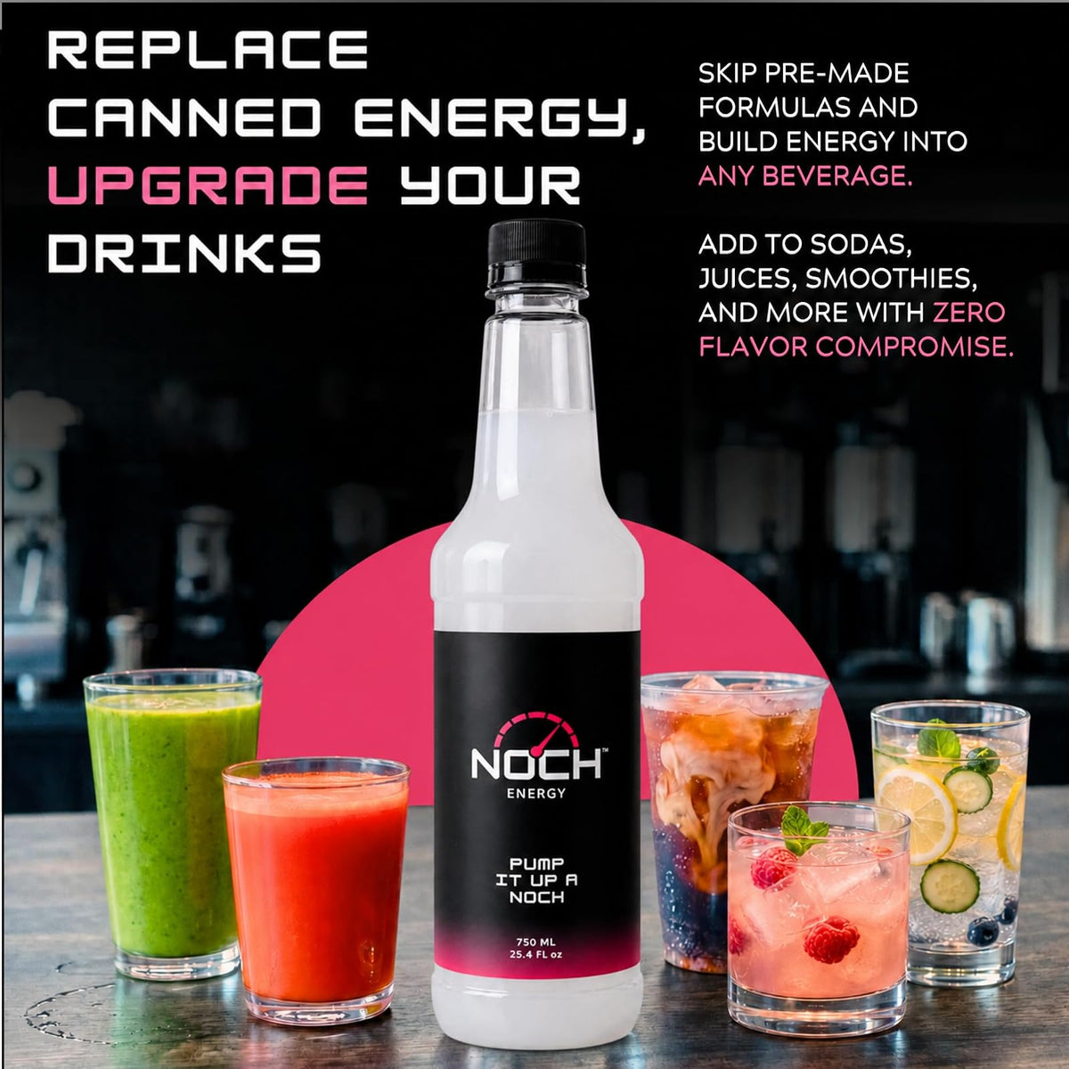 Mixable energy drink for athletes