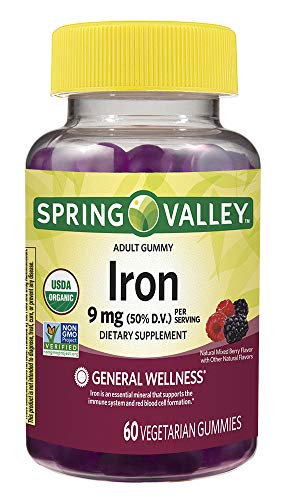 Mixed berries iron supplement for energy