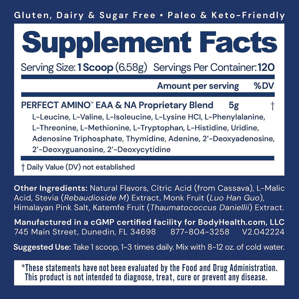 Mixed berry BCAA powder for energy boost