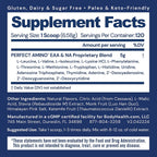Mixed berry BCAA powder for energy boost