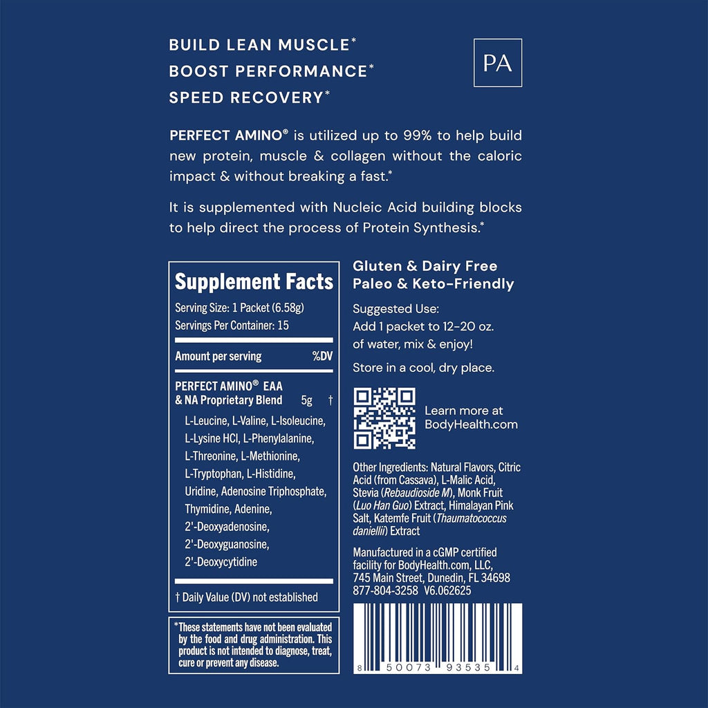 Mixed berry BCAA powder for energy boost