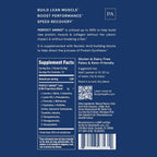 Mixed berry BCAA powder for energy boost
