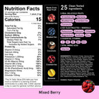 Mixed berry electrolyte drink mix