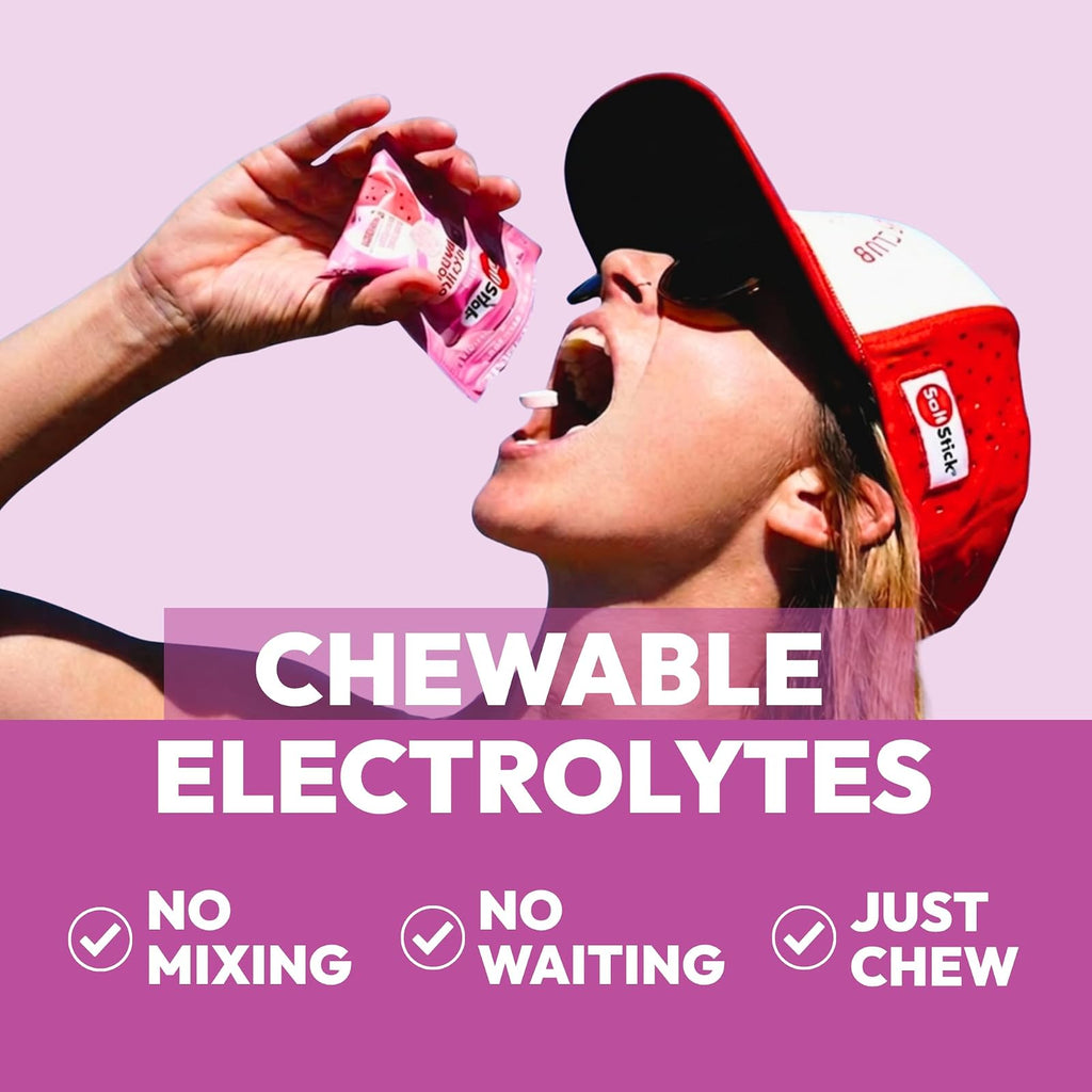 Mixed berry electrolyte fast chews
