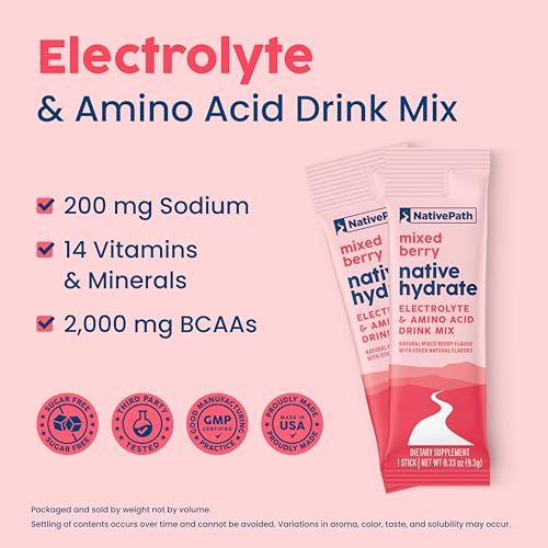 mixed berry electrolyte powder sticks