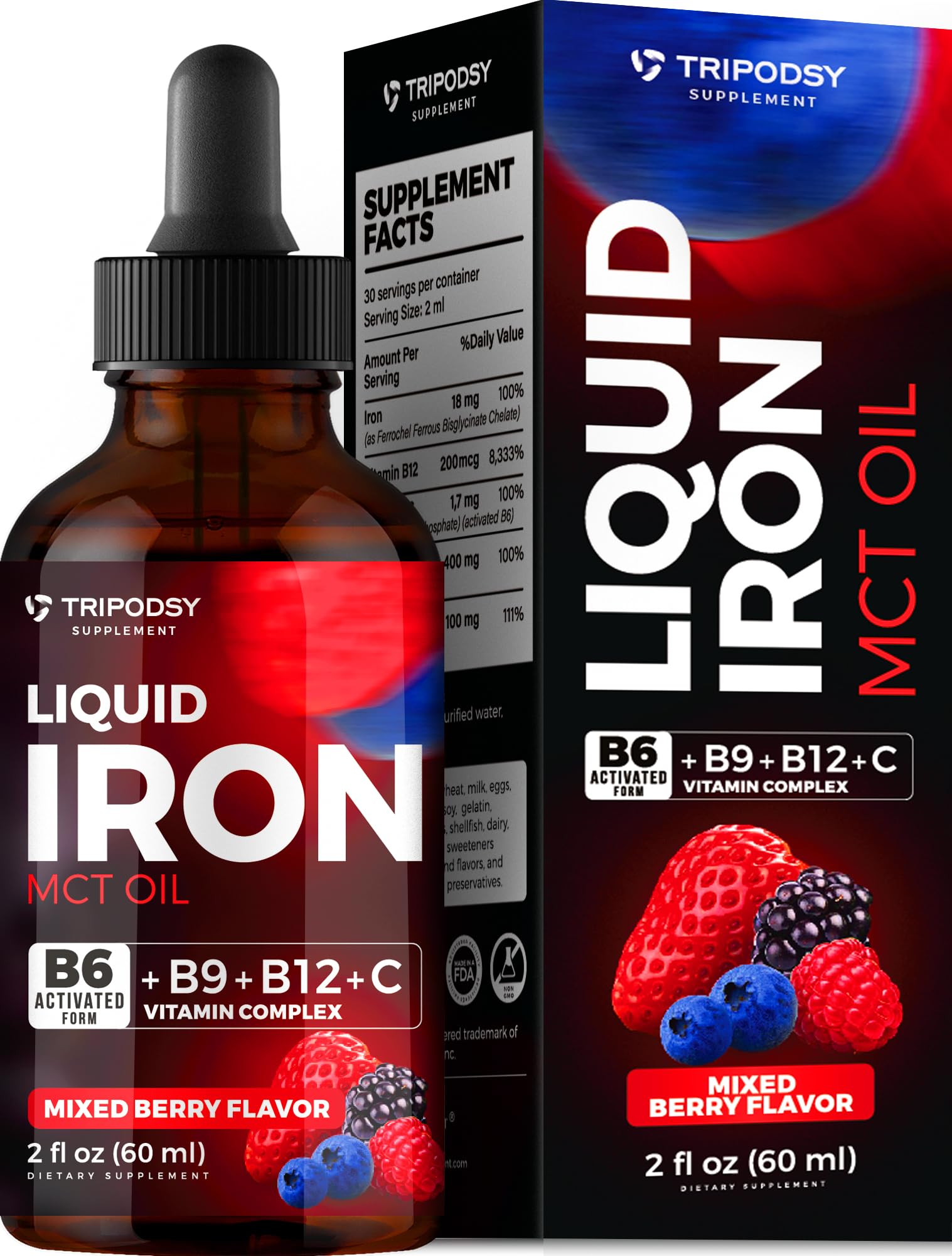mixed berry flavor iron supplement