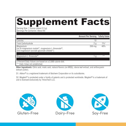 mixed berry flavored magnesium supplement