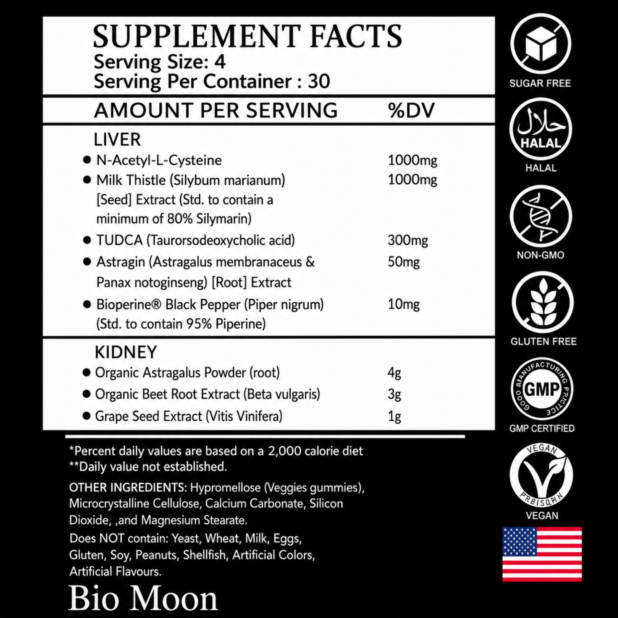 mixed berry flavored milk thistle supplement