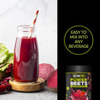 Mixed berry flavour beet root drink