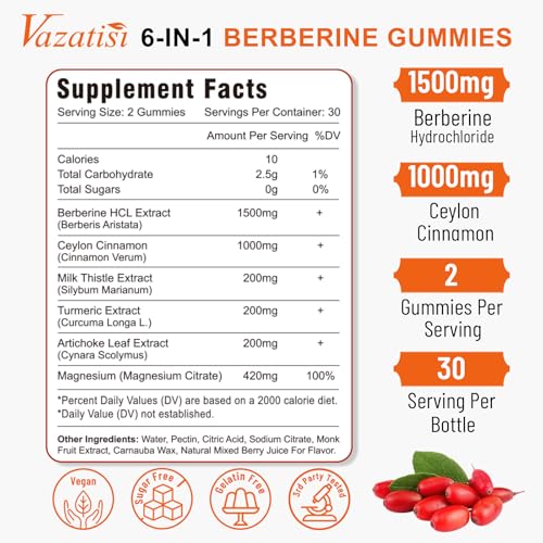 mixed berry flavour berberine supplement