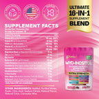 Mixed berry flavour inositol gummies