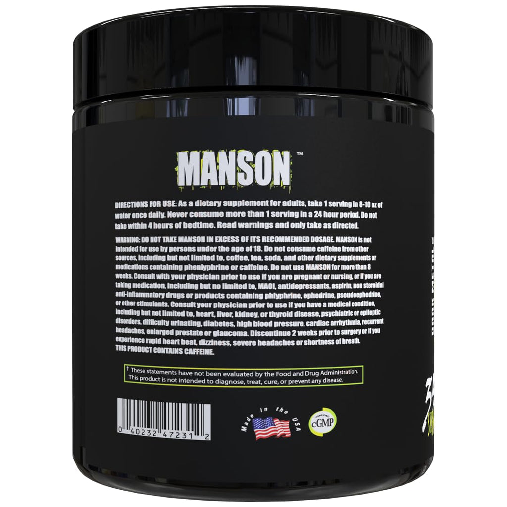 Mixed berry flavour pre-workout supplement
