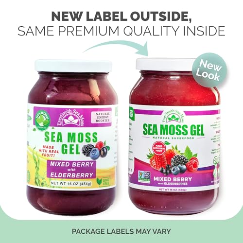 mixed berry flavour sea moss gel