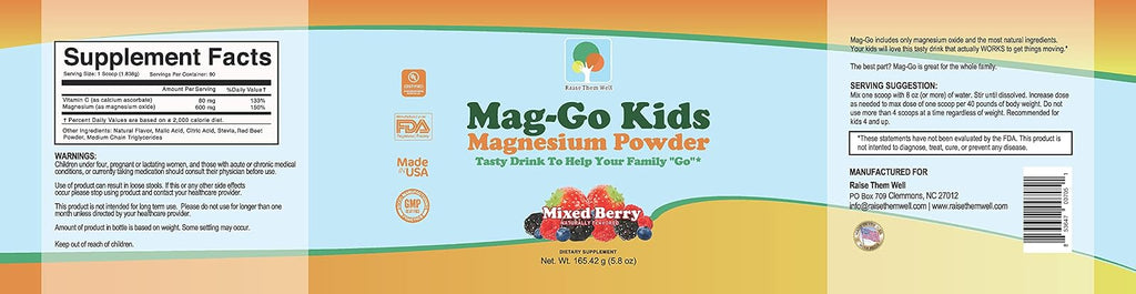 Mixed berry magnesium for sleep support