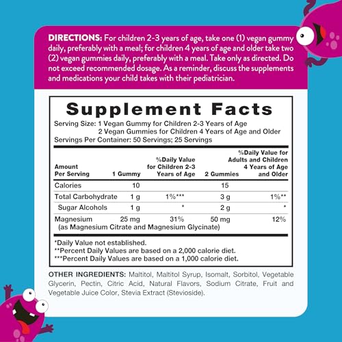mixed berry magnesium gummies flavour
