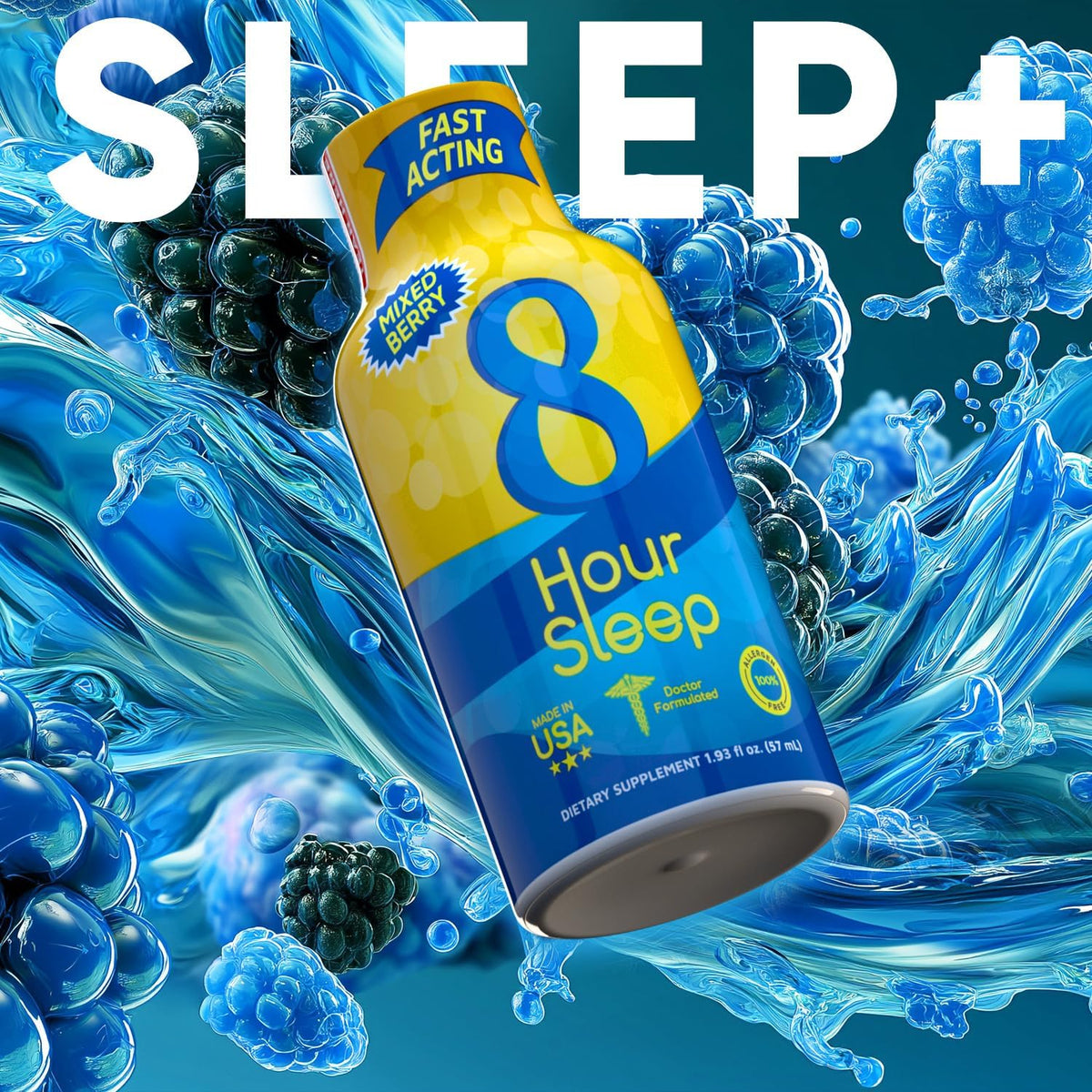 Mixed Berry melatonin sleep aid