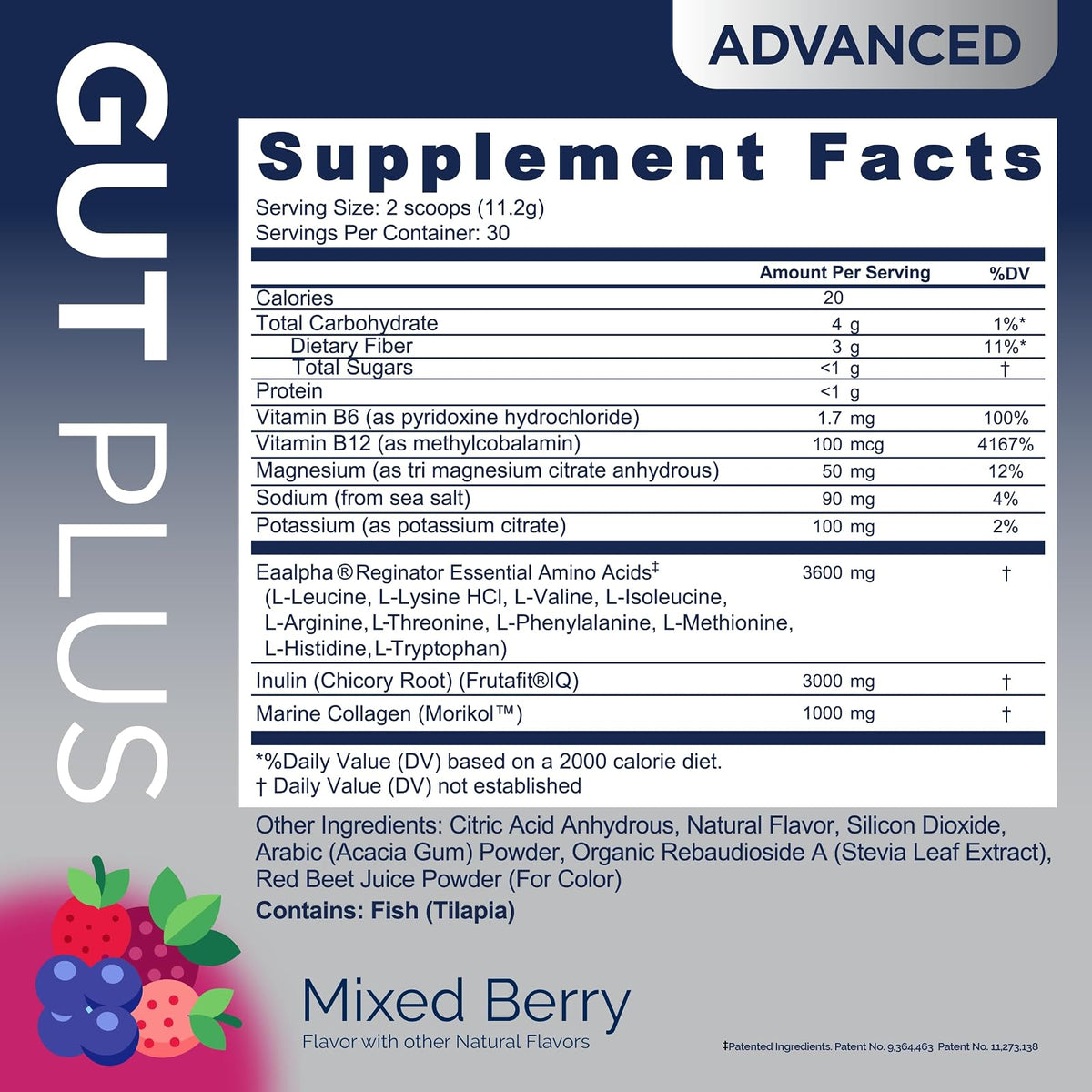 Mixed Berry multivitamin drink mix