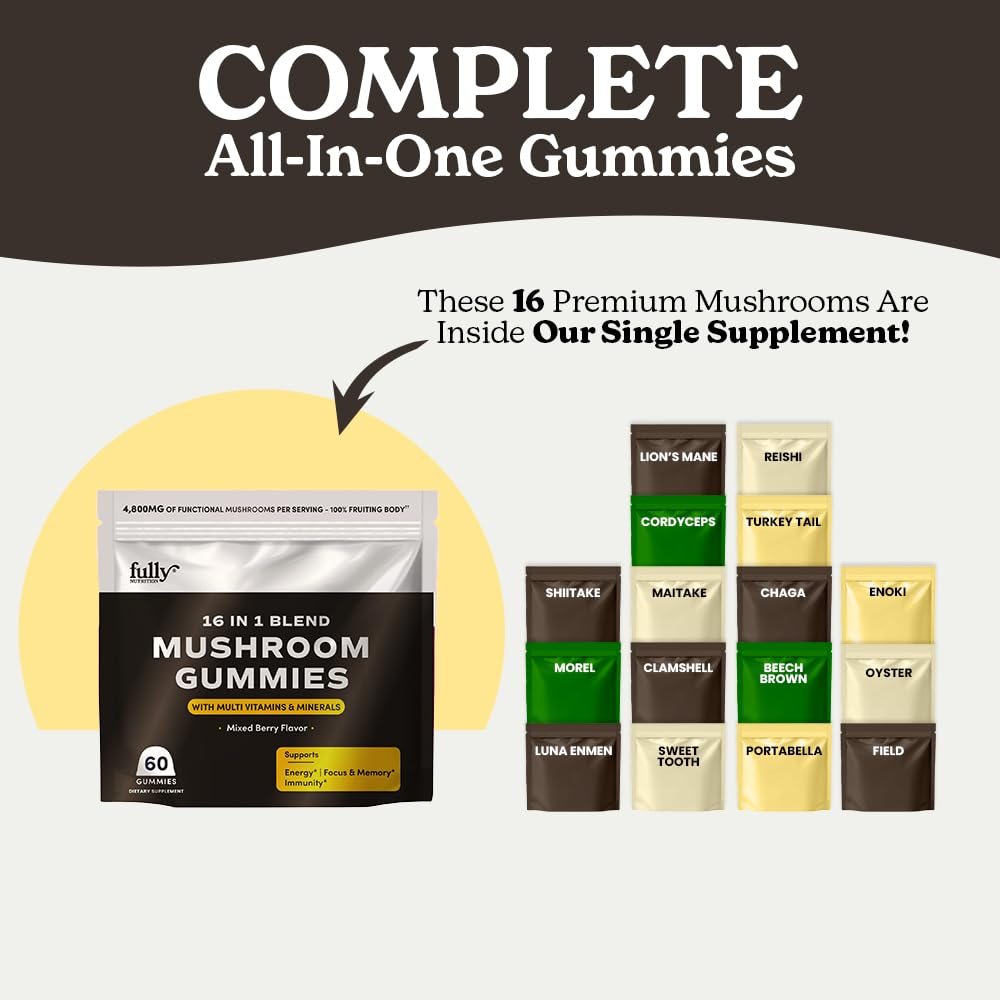 mixed berry mushroom vitamins