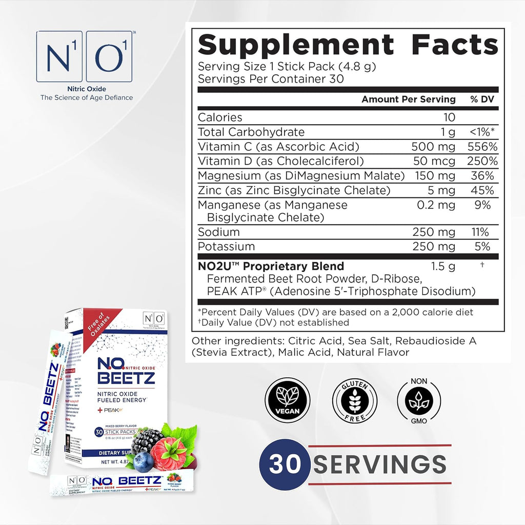 mixed berry nitric oxide powder benefits