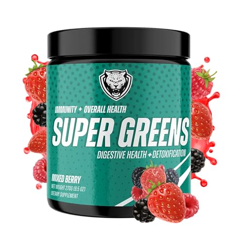 mixed berry super greens drink