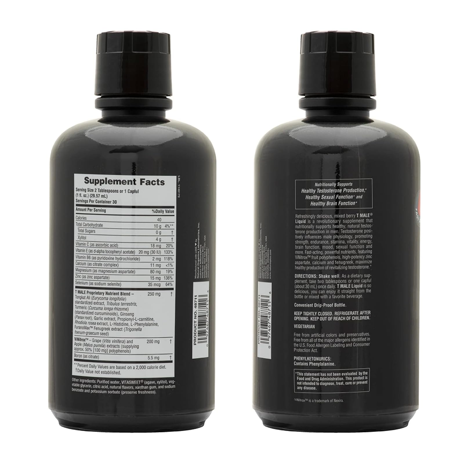 Mixed Berry testosterone booster supplement