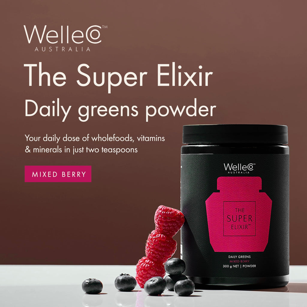 Mixed berry vegan supplement powder