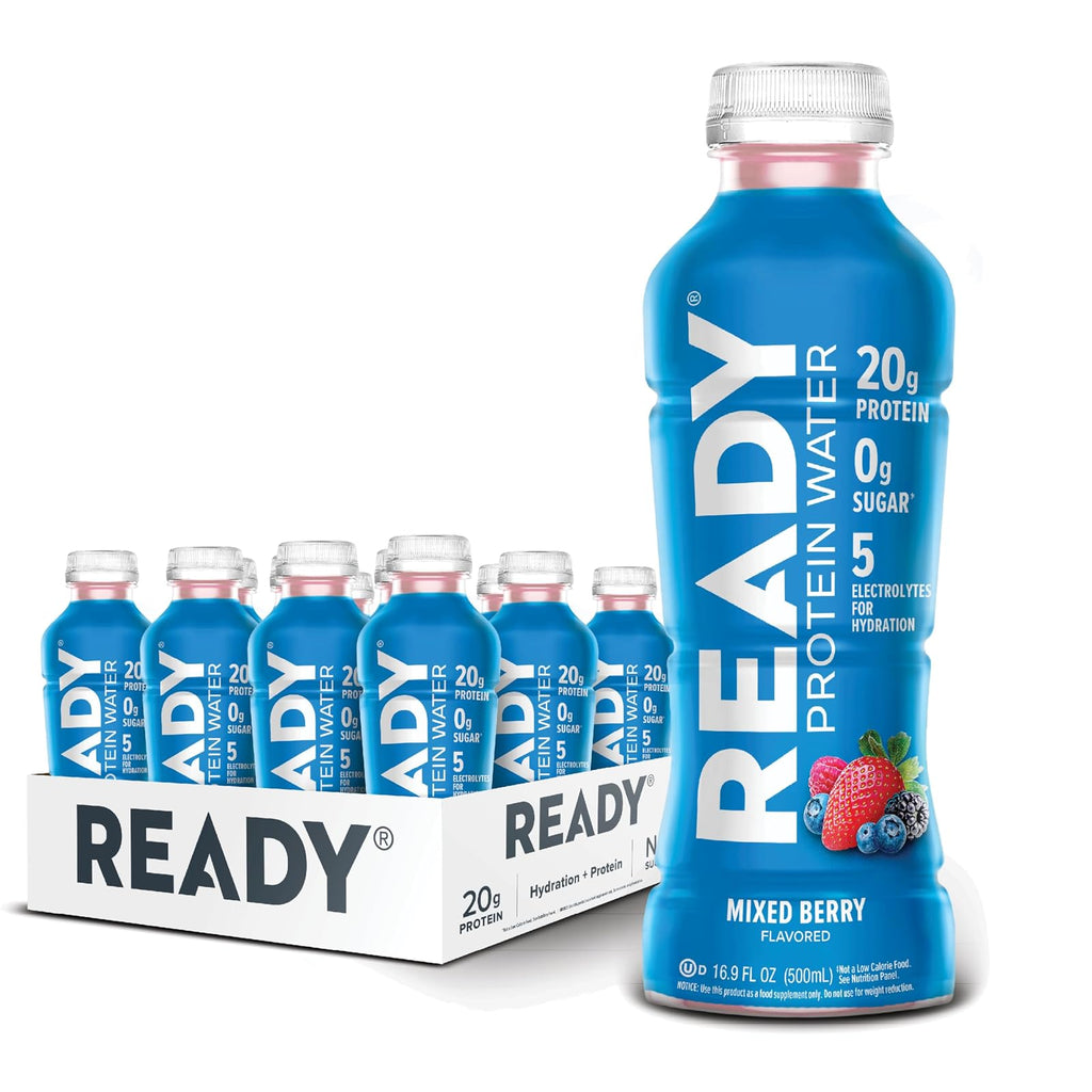 mixed berry whey protein drink
