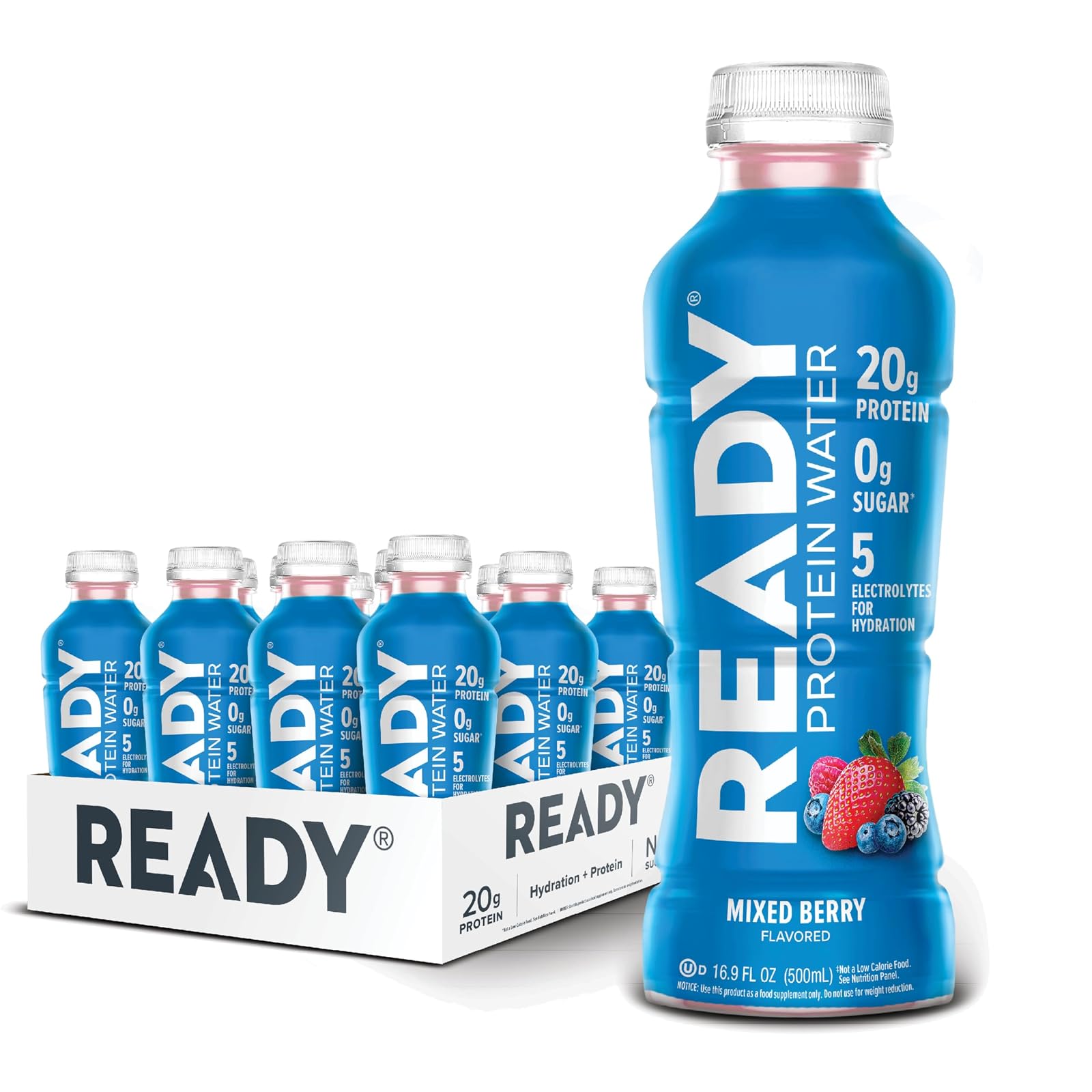 mixed berry whey protein drink