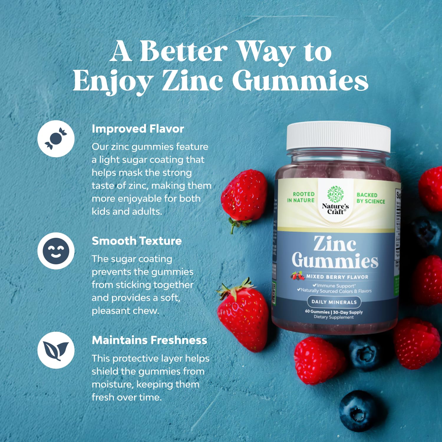mixed berry zinc lozenges for kids