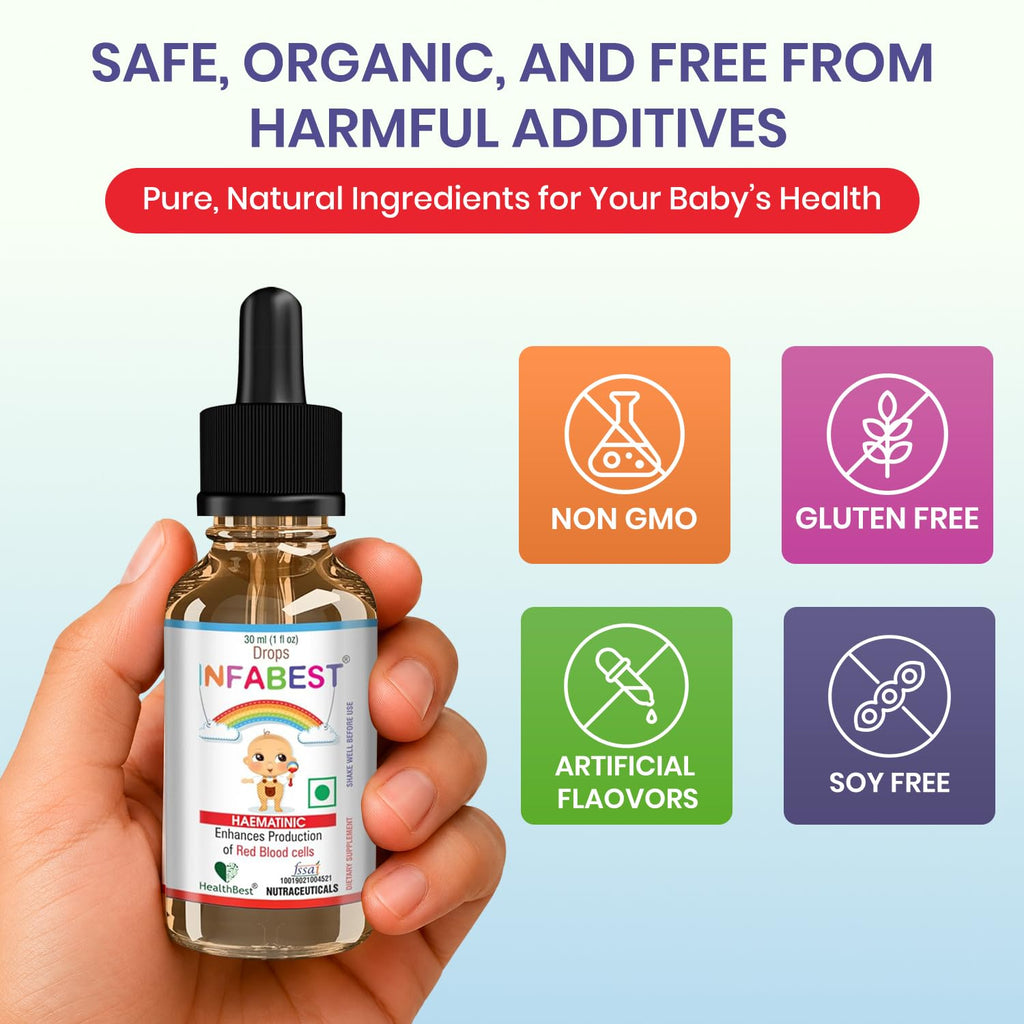 mixed fruit flavor iron drops
