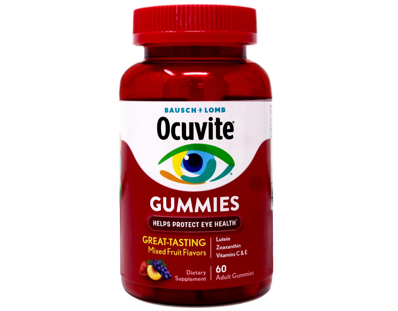 mixed fruit flavour eye vitamins