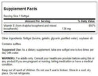 Mixed tocopherols vitamin E antioxidant support