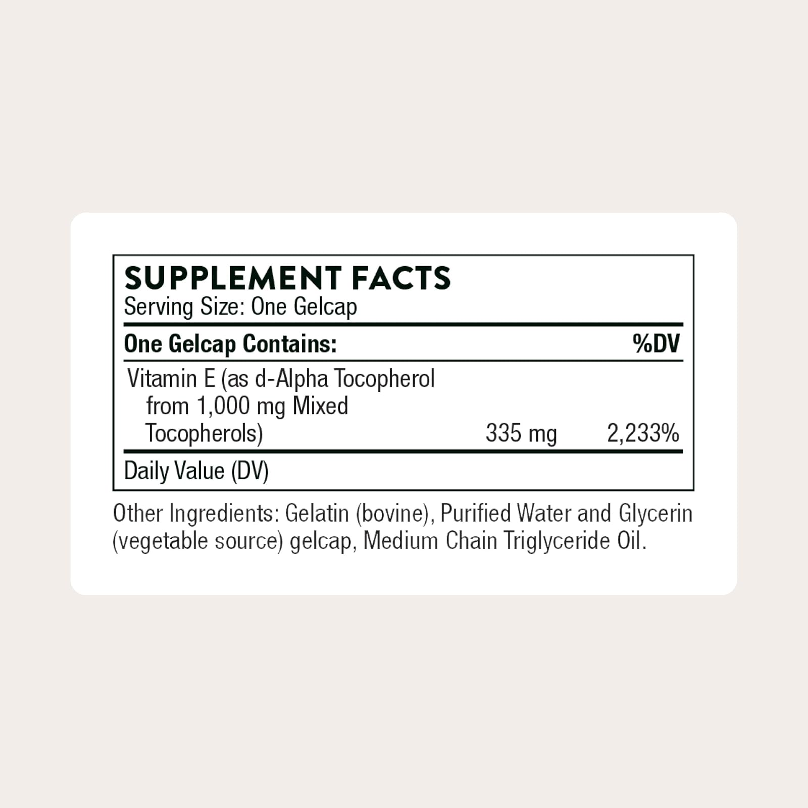 Mixed tocopherols vitamin E benefits