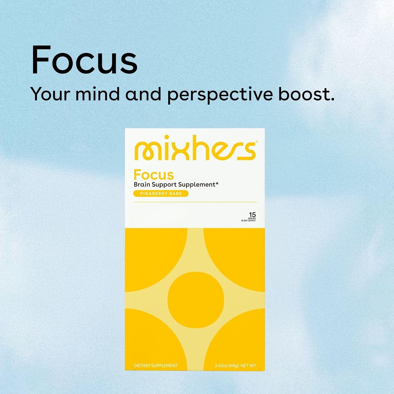 MIXHERS Focus nutritional drink mix