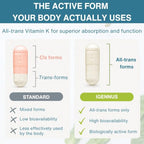 MK-4 and MK-7 vitamin support