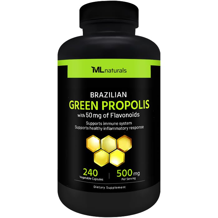 ML Naturals Brazilian Green Propolis capsules