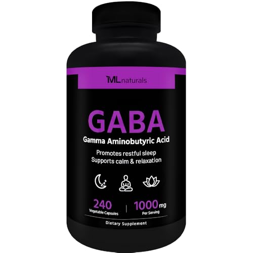 ML Naturals GABA 1000 mg capsules