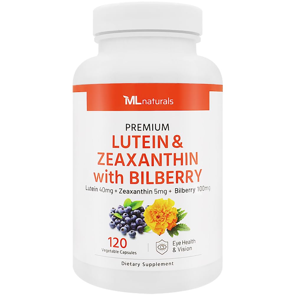 ML Naturals lutein capsules for eye health
