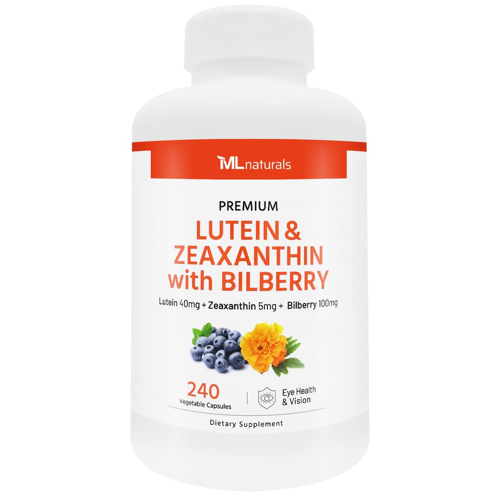ML Naturals lutein capsules for eye health