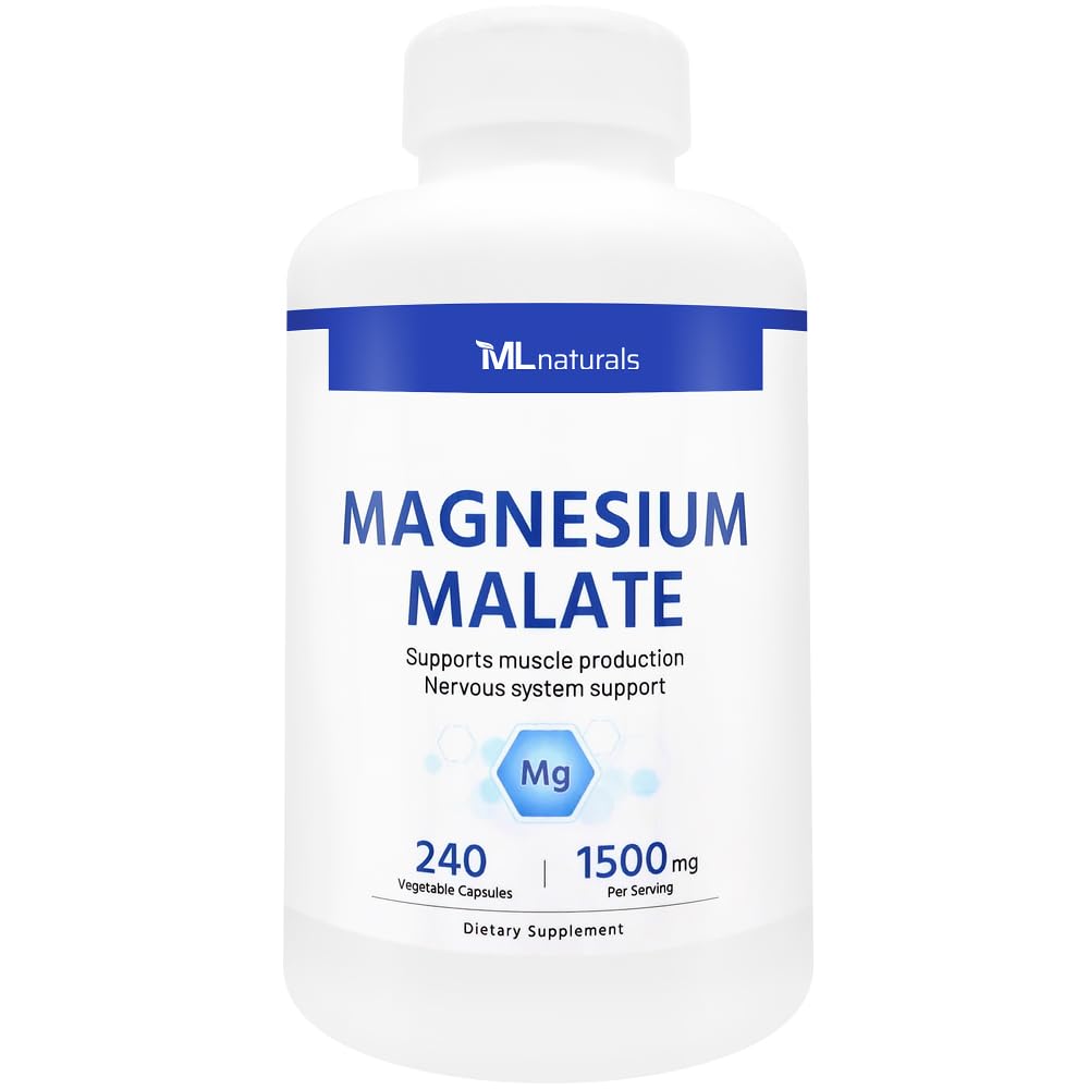 ML Naturals magnesium malate capsules