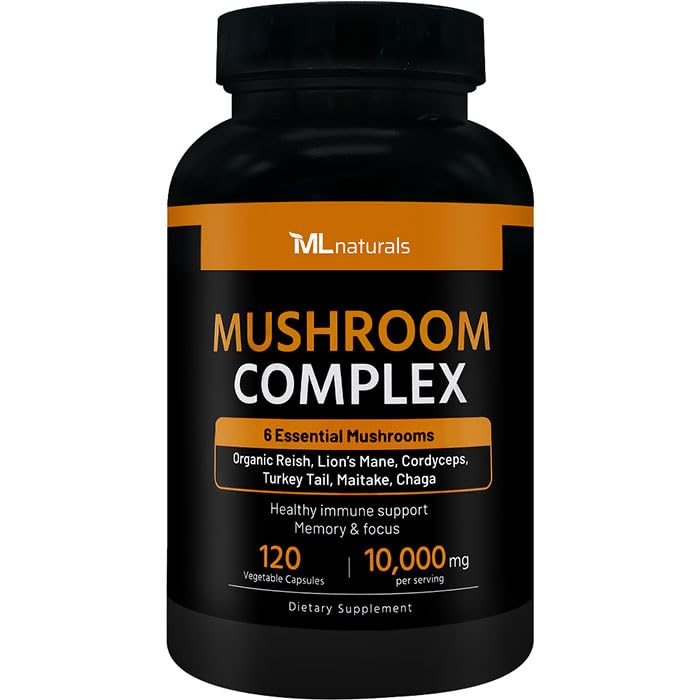 ML Naturals mushroom complex capsules