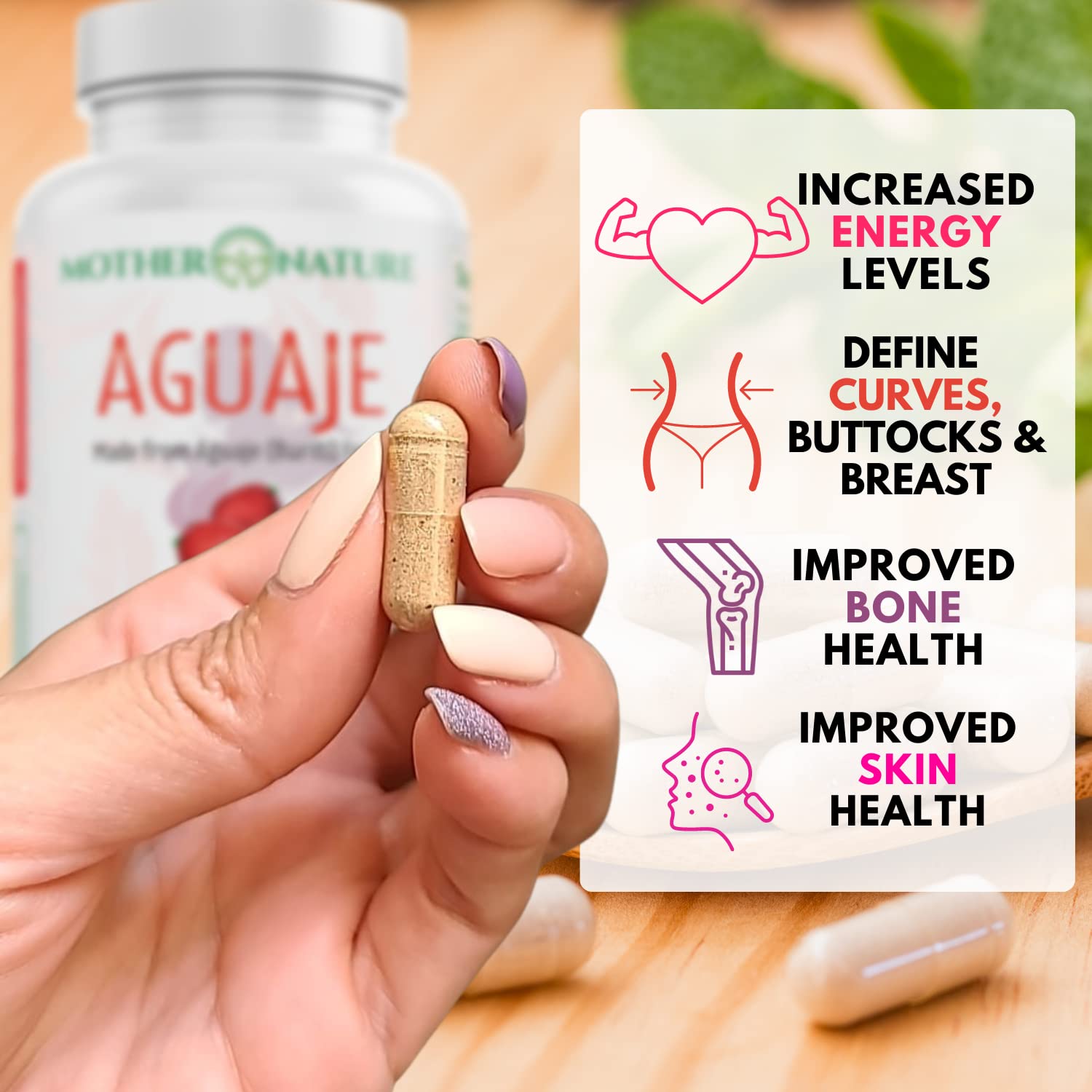 MNO Aguaje Curves gummy multivitamin option