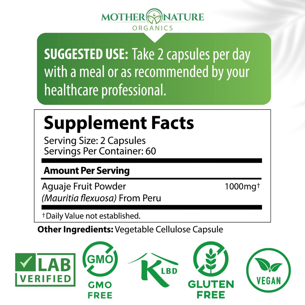 MNO Aguaje Curves kids multivitamin capsules