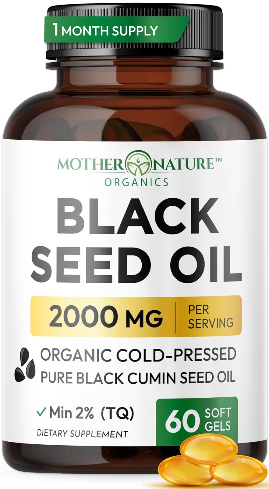 MNO black seed oil capsules