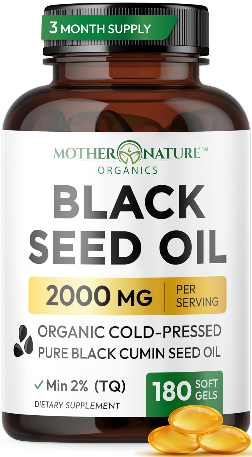 MNO black seed oil capsules