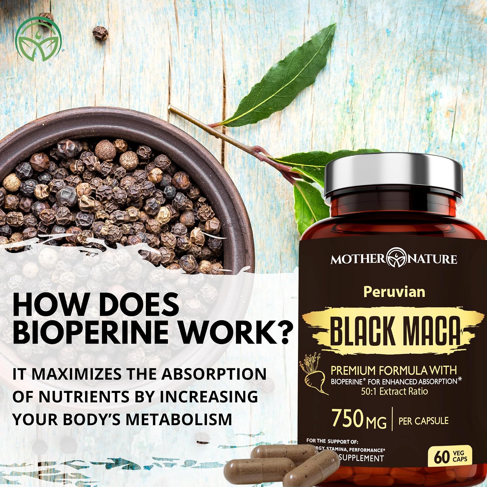 MNO Maca Root for active lifestyles
